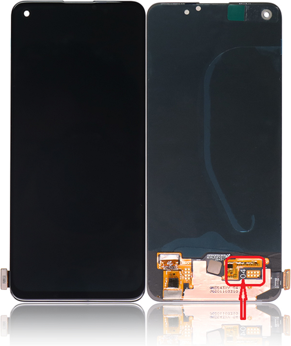 Oppo A94/A95 - 4G/5G A74 4G 04 - LCD Display no Frame OLED - Zwart | MondiParts B.V.