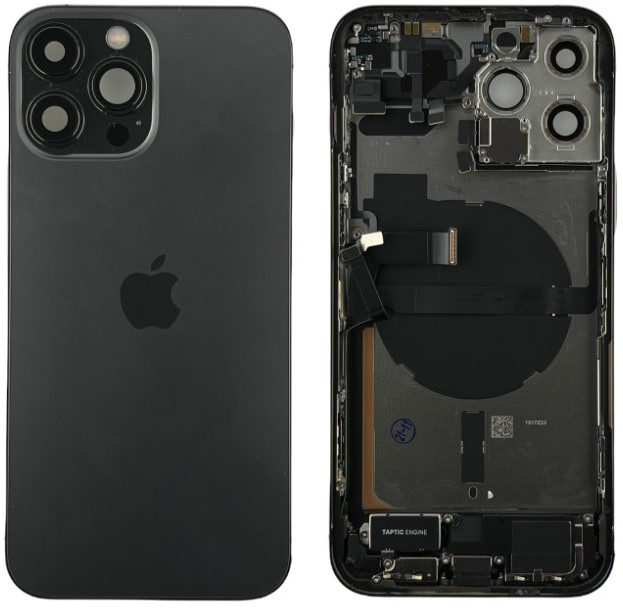 iPhone 13 Pro Max - Back Housing Complete no Battery (Pulled) - Zwart ...