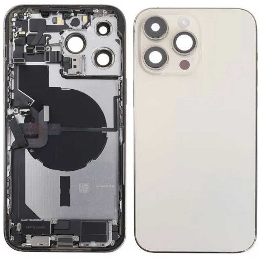 iPhone 14 Pro Max - Back Housing Complete (Pulled) - Wit | MondiParts B.V.