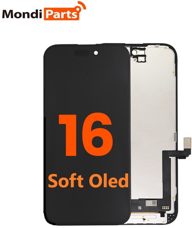 iPhone 16 - LCD DIsplay Soft OLED 60Hz | MondiParts B.V.