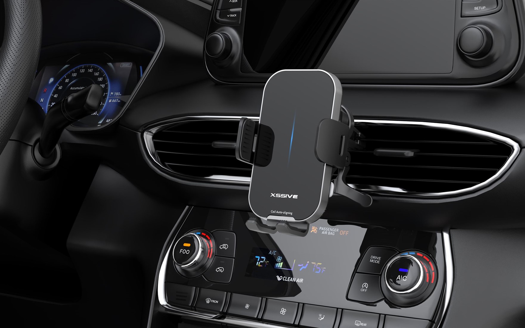 Xssive 15W Wireless Charger Auto Coil Aligning Car Holder XSS-CH100 ...