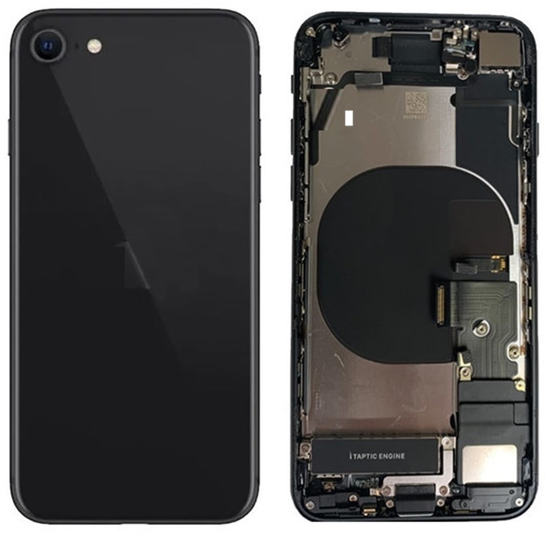 iPhone SE (2020) - Back Housing (Pulled) - Black