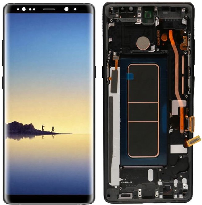 LCD Display Refurbished Galaxy Note 8 N950 - Zwart | MondiParts B.V.