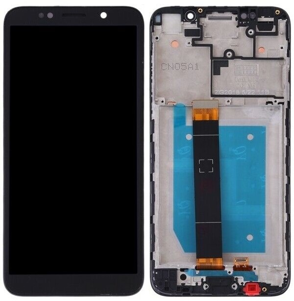 Huawei Y5p 2020 - LCD Display Compleet w/Frame - Zwart | MondiParts B.V.