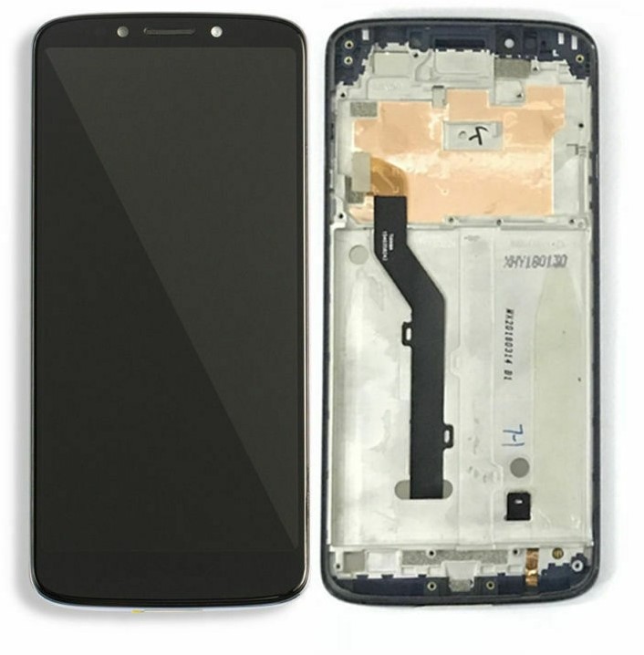 Moto G6 Play - LCD Display Compleet with Frame - Zwart | MondiParts B.V.