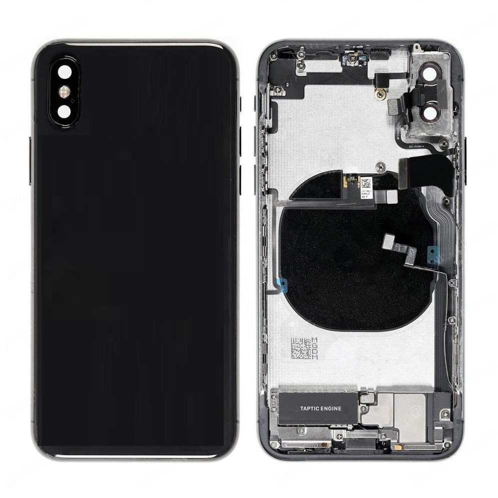 iPhone X - Back Housing (Pulled) no Battery - Zwart | MondiParts B.V.