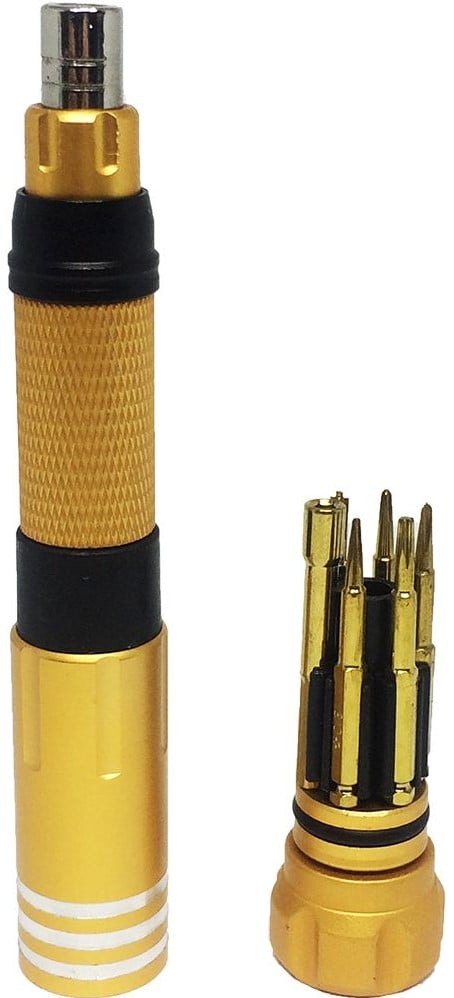 Yaxun 6in1 Silver Screwdriver Kit YX-8181 6G _ 12 Max | MondiParts B.V.