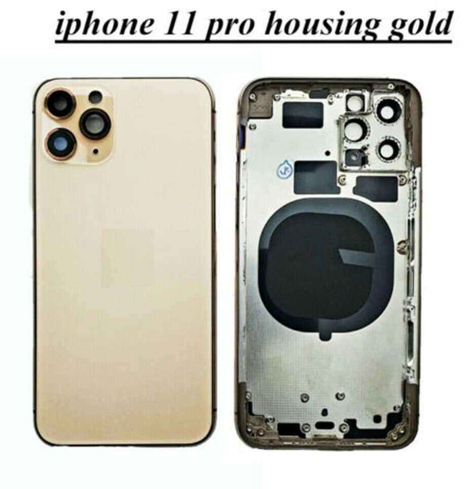 iPhone 11 Pro - Back Housing Complete (Pulled) no Battery - Goud ...