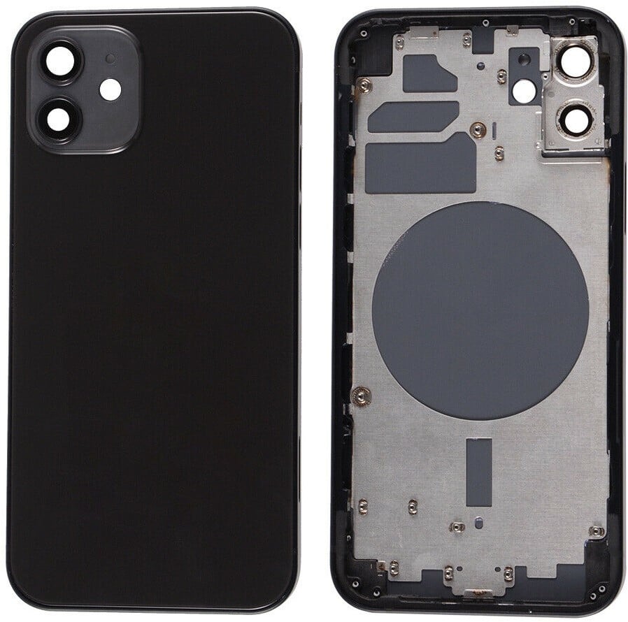 iPhone 12 - Back Housing Complete (Pulled) no Battery - Black
