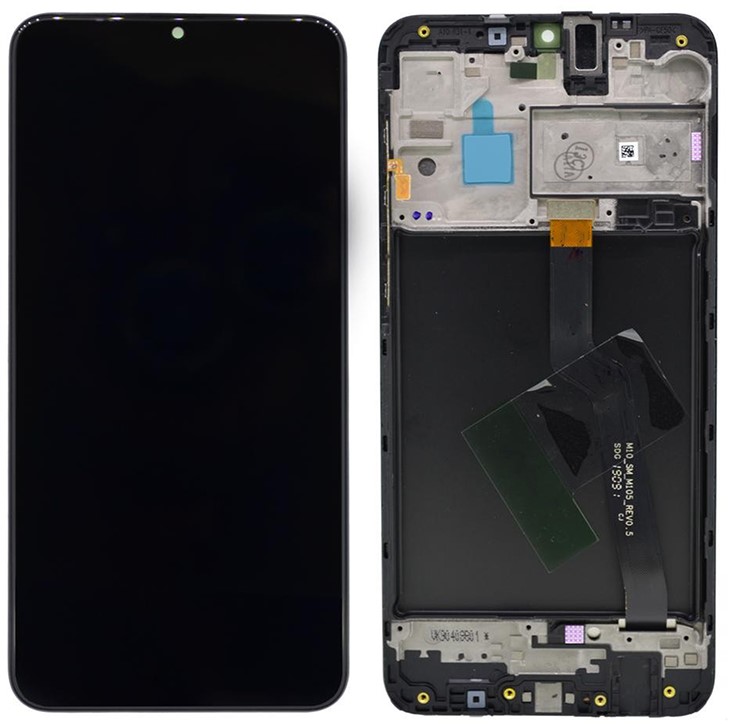 LCD Display Galaxy A10/M10 with Frame NEW/ORG - Zwart | MondiParts B.V.