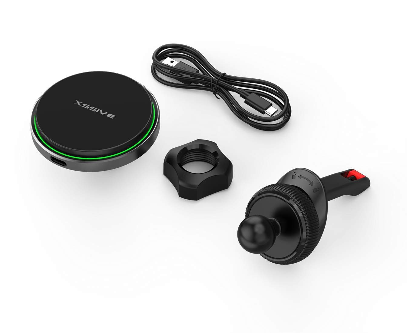Xssive 15W Magnetic Induction Car Holder Set XSS-CH101N | MondiParts B.V.