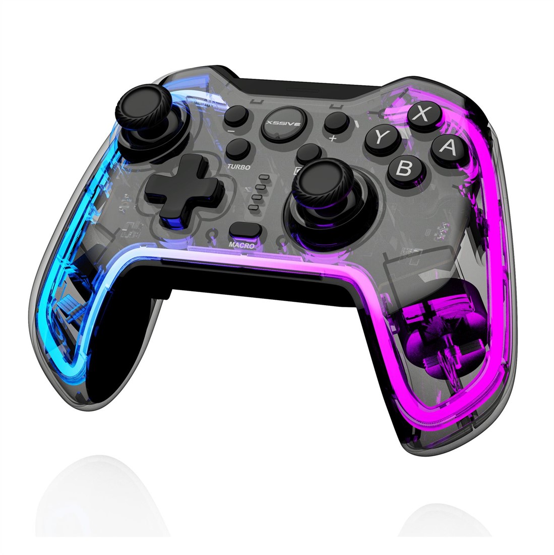 Xssive Nintendo Switch RGB Controller XSS-SWITCH -Smoke | MondiParts B.V.