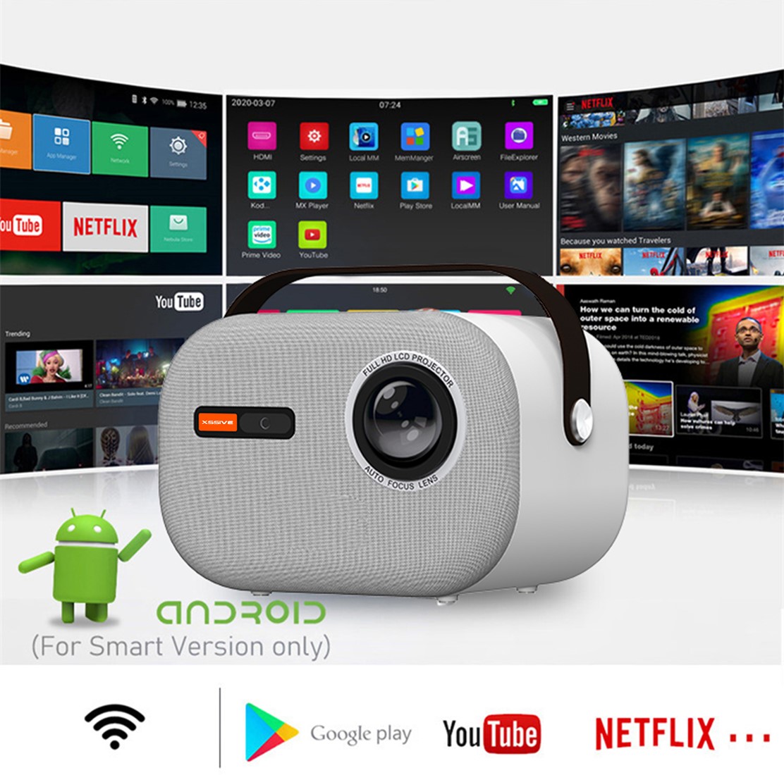 Xssive Multimedia Projector XSS-PJ02 | MondiParts B.V.