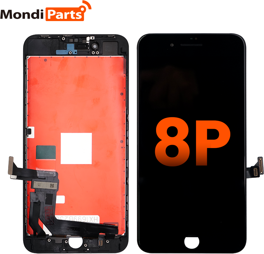 iPhone 8G Plus LCD Display - Compatible Zwart | MondiParts B.V.