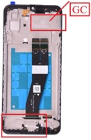 LCD Display Galaxy A03 (A035F) with Frame NEW/ORG - Zwart | MondiParts B.V.