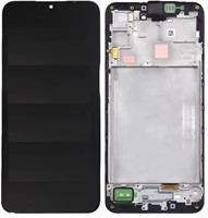 LCD Display Service Pack Galaxy A16 4G A165F with Frame GH82-36253A - Zwart | MondiParts B.V.