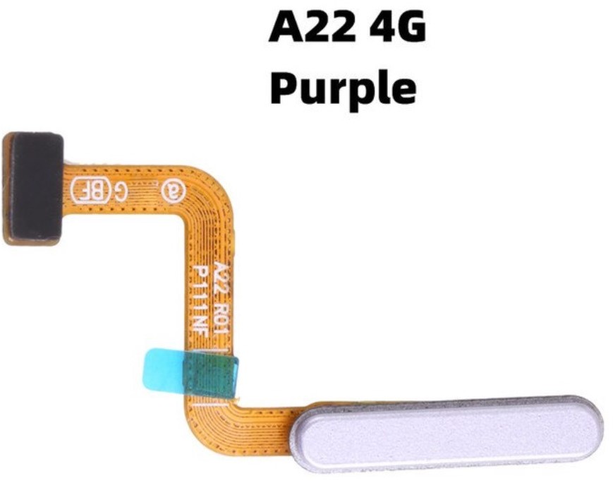 Galaxy A22 4G - Fingerprint Power Flex - Paars | MondiParts B.V.