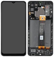 LCD Display Service Pack Galaxy A32 5G A326 with Frame GH82-25121A - Black