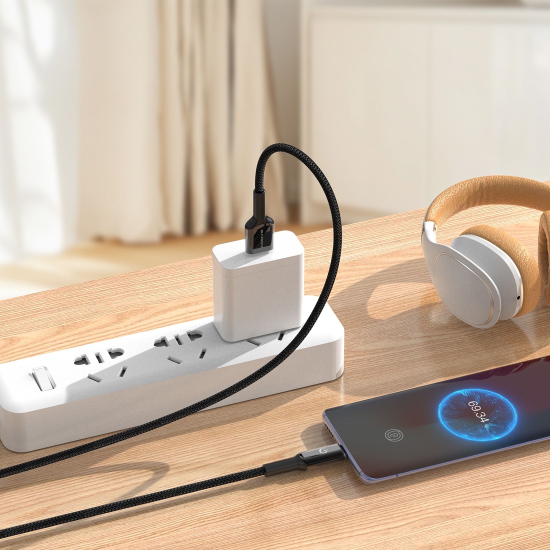 Xssive Auto Disconnect USB Type-C Cable 1m XSS-AD-AC | MondiParts B.V.