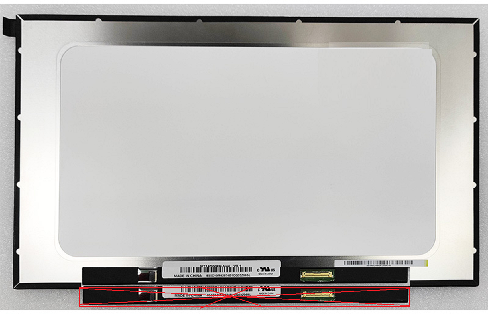 Laptop LCD 14 inch 30 Pin Short rechts HD BENT | MondiParts B.V.