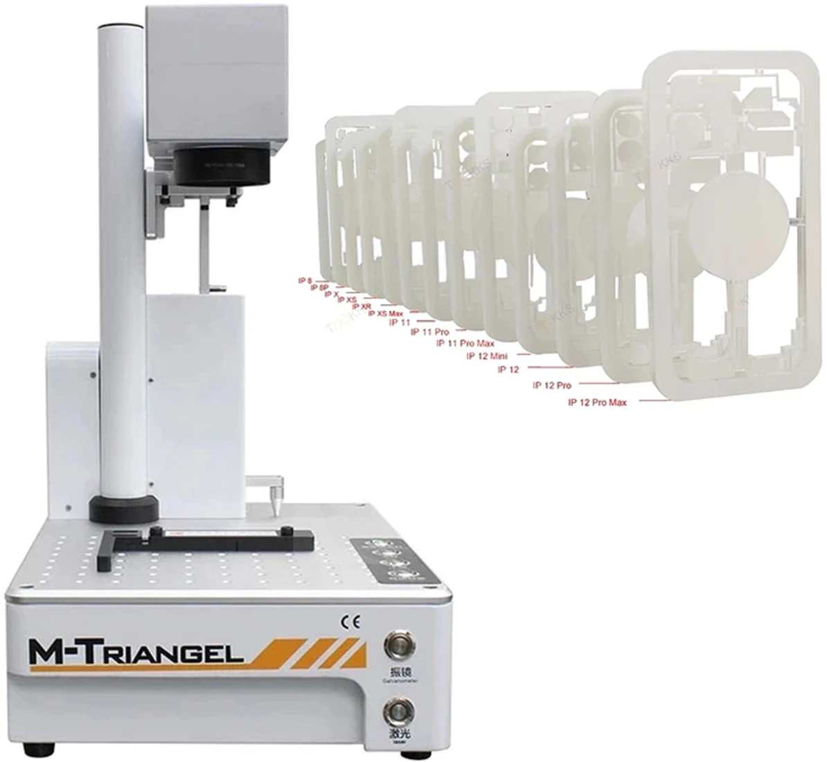 M-Triangel Back Cover Protection Mold iPhone 13 Pro Max | MondiParts B.V.
