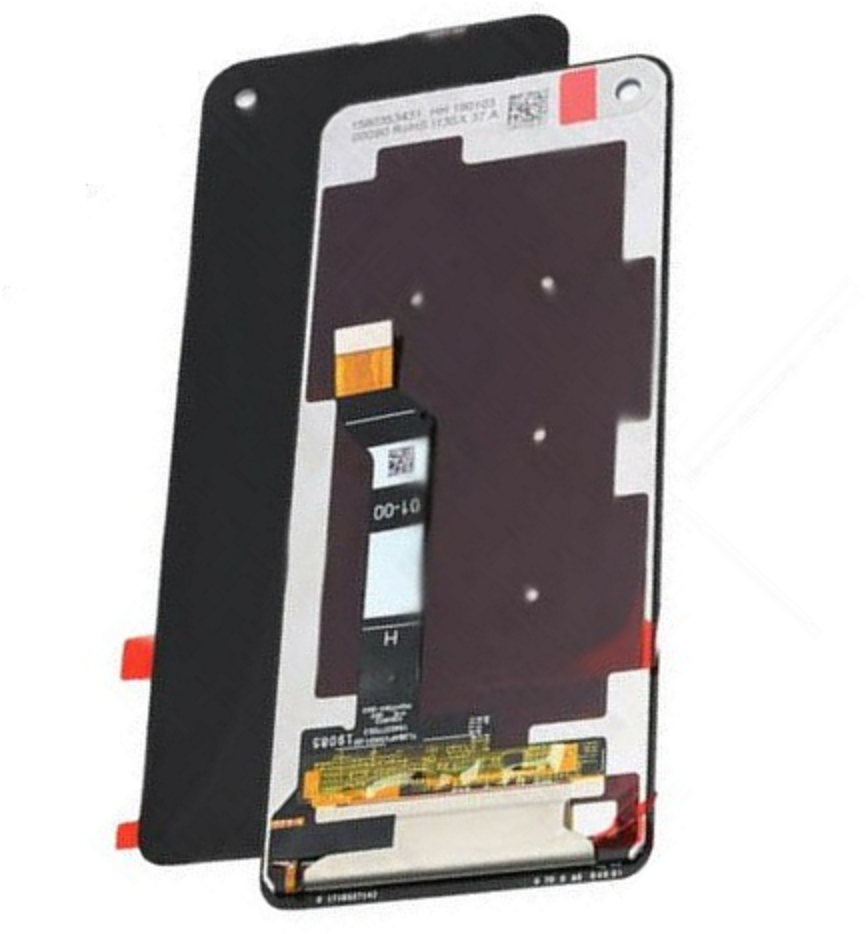 Moto One Action - LCD Display Compleet - Zwart