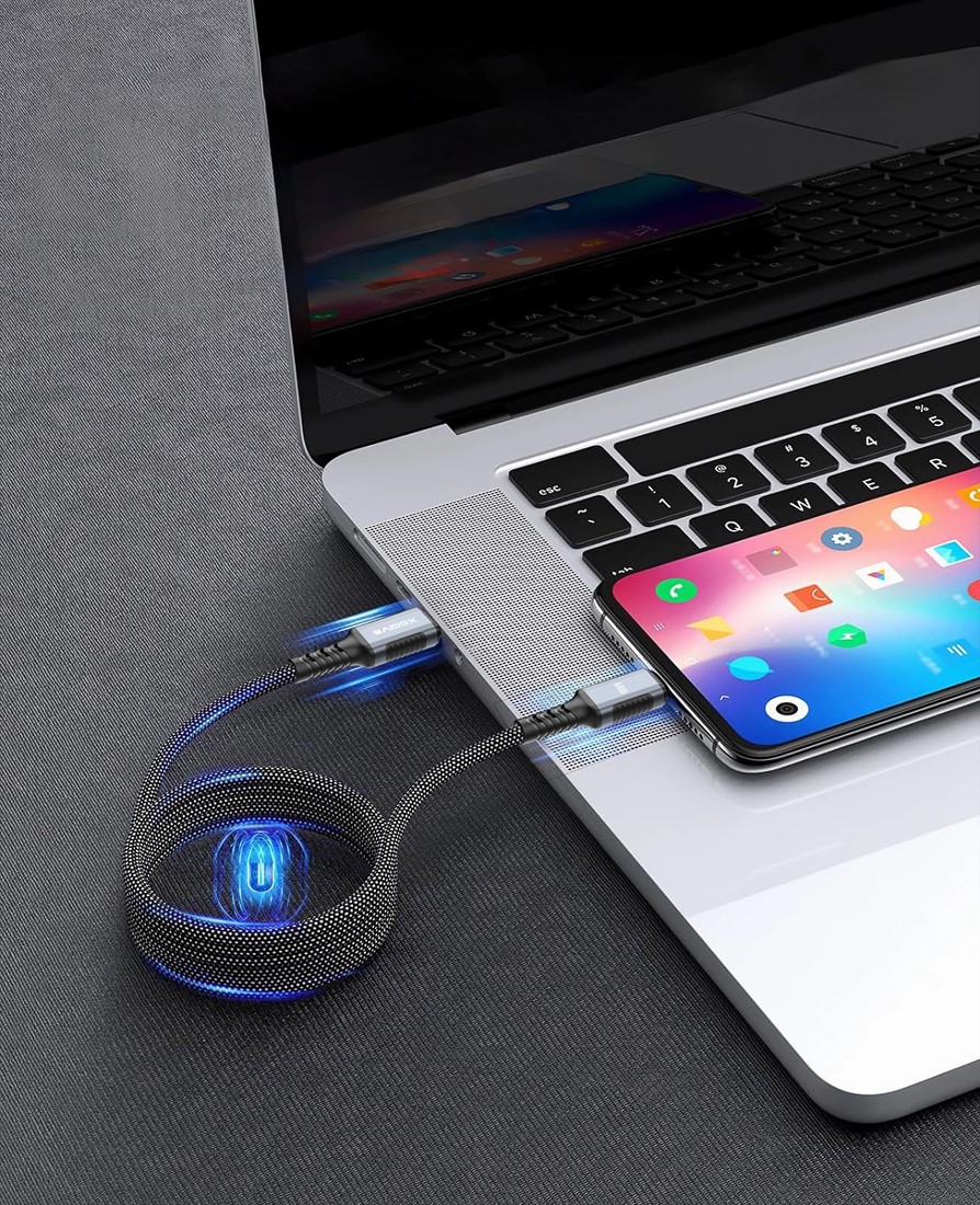 Xssive Magnetic Winding Cable 60W USB-C to USB-C XSS-MGC-CC1M ...