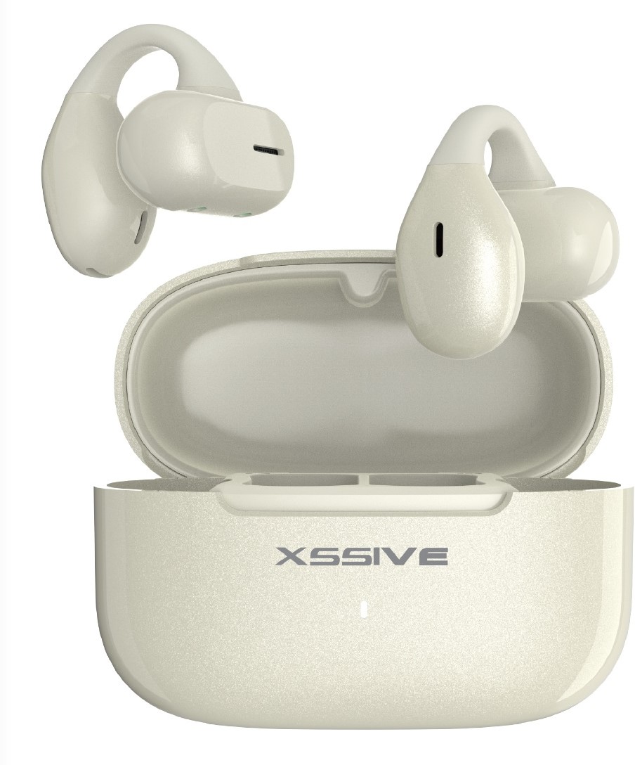 Xssive TWS Open Ear Clip XSS-CLIP-W - Cream-Wit | MondiParts B.V.