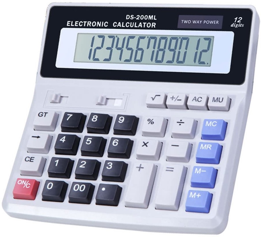 Groot Display Rekenmachine DS-200ML | MondiParts B.V.