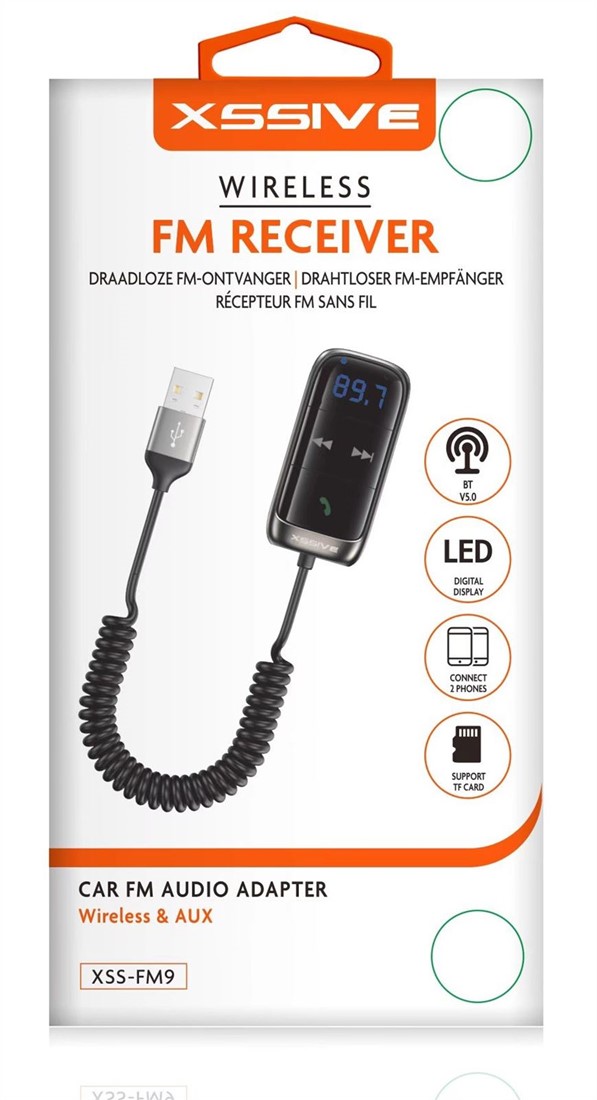 Xssive Wireless FM Receiver XSS-FM9 | MondiParts B.V.