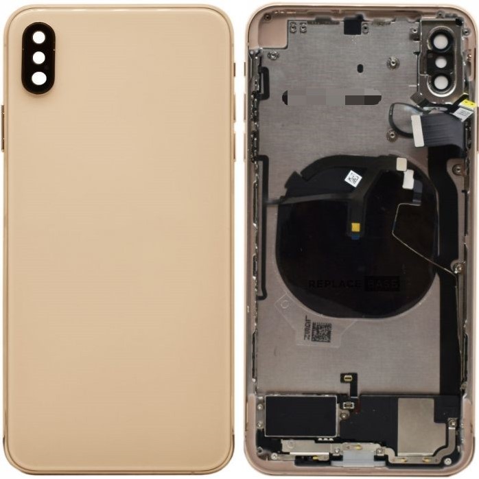 iPhone XS Max - Back Housing Complete (Pulled) - no battery - Goud ...