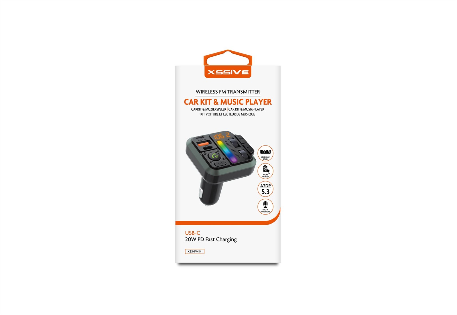 Xssive Wireless FM Transmitter 20W PD XSS-FM14 | MondiParts B.V.