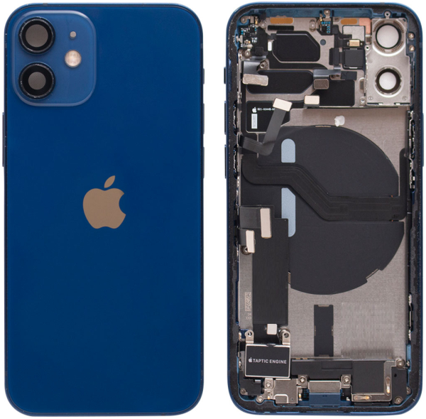iPhone 12 Mini - Back Housing Complete (Pulled) no Battery - Blue