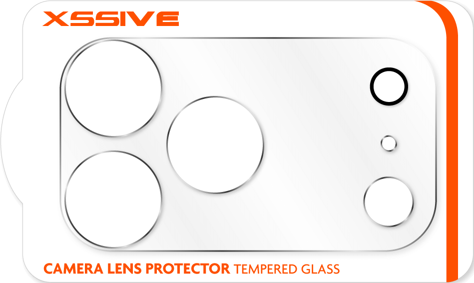 Xssive Tempered Glass Camera Lens iPhone 17 Pro Max - Clear ...