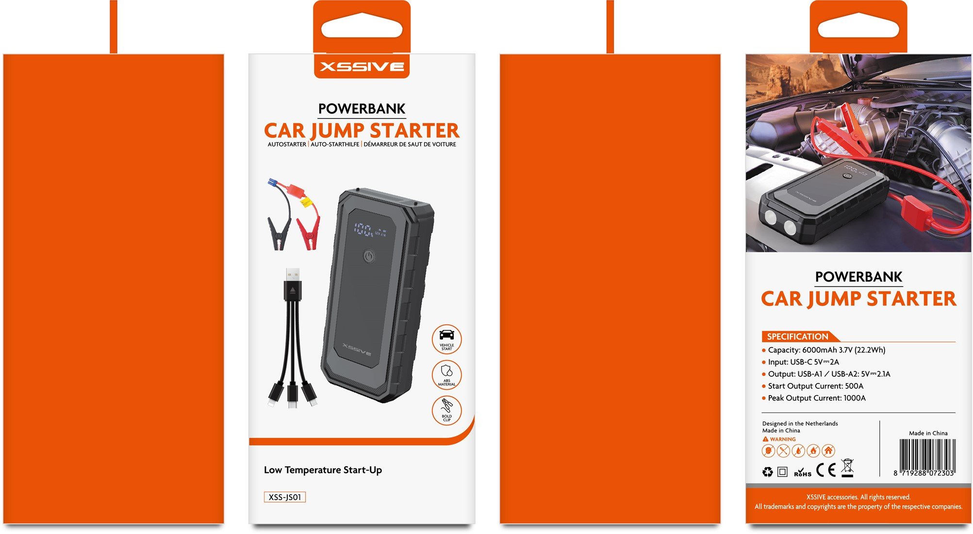 Xssive Powerbank/Car Jump Starter XSS-JS01 | MondiParts B.V.