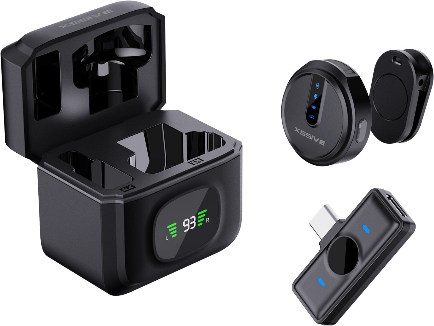 Xssive Draadloze Microfoon for USB-C (Lavalier) XSS-MP01 | MondiParts B.V.