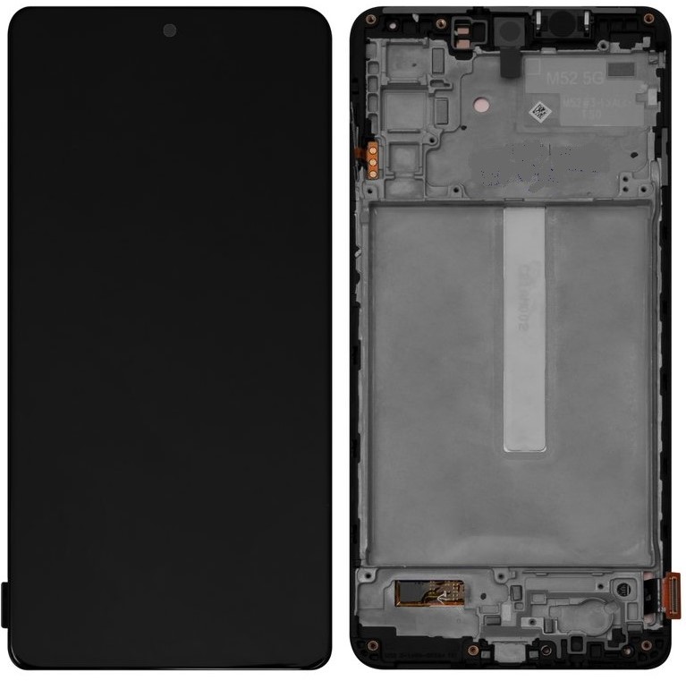 LCD Display Service Pack Galaxy M52 5G M526 GH82-27091A - Black ...