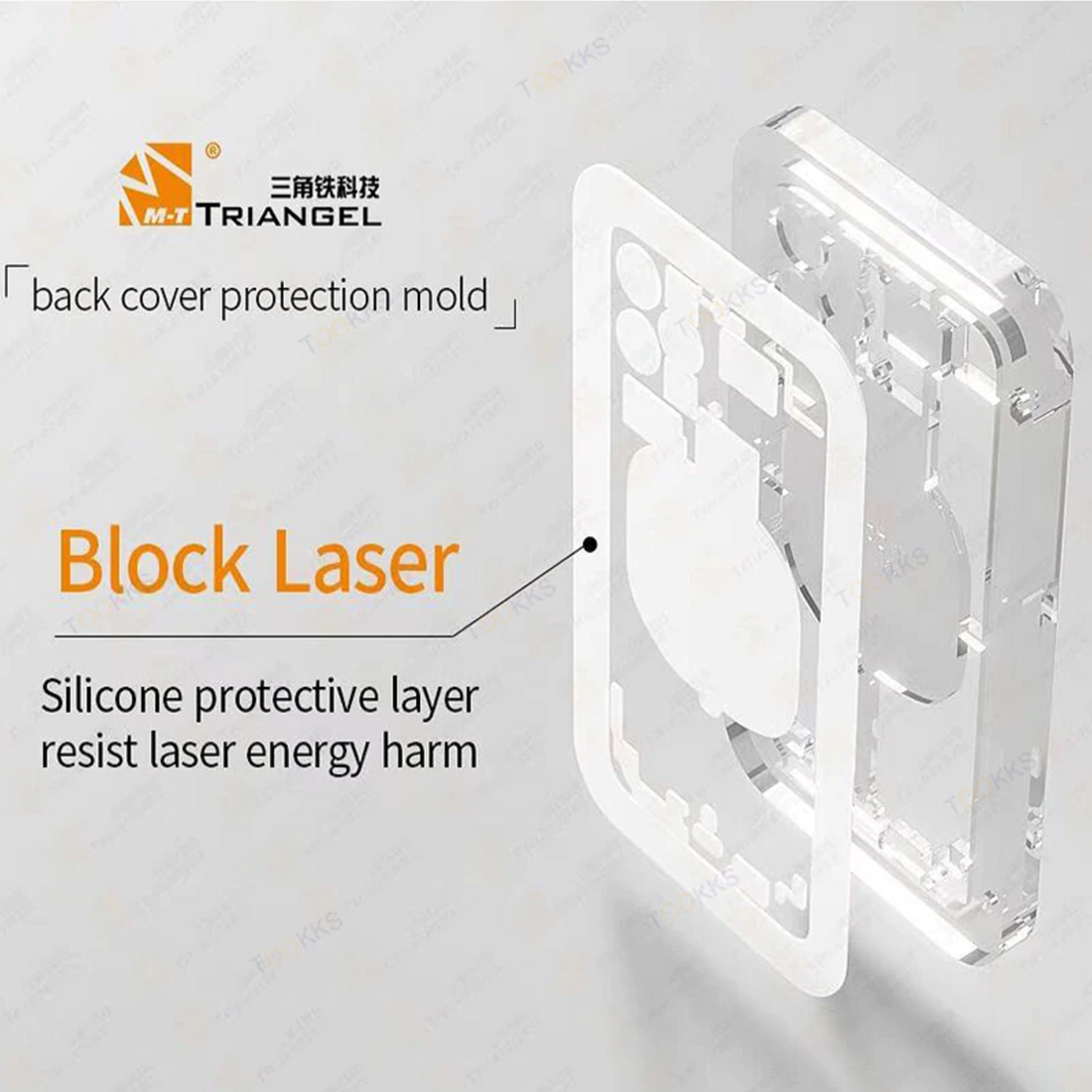 M-Triangel Back Cover Protection Mold iPhone 13 Pro Max | MondiParts B.V.