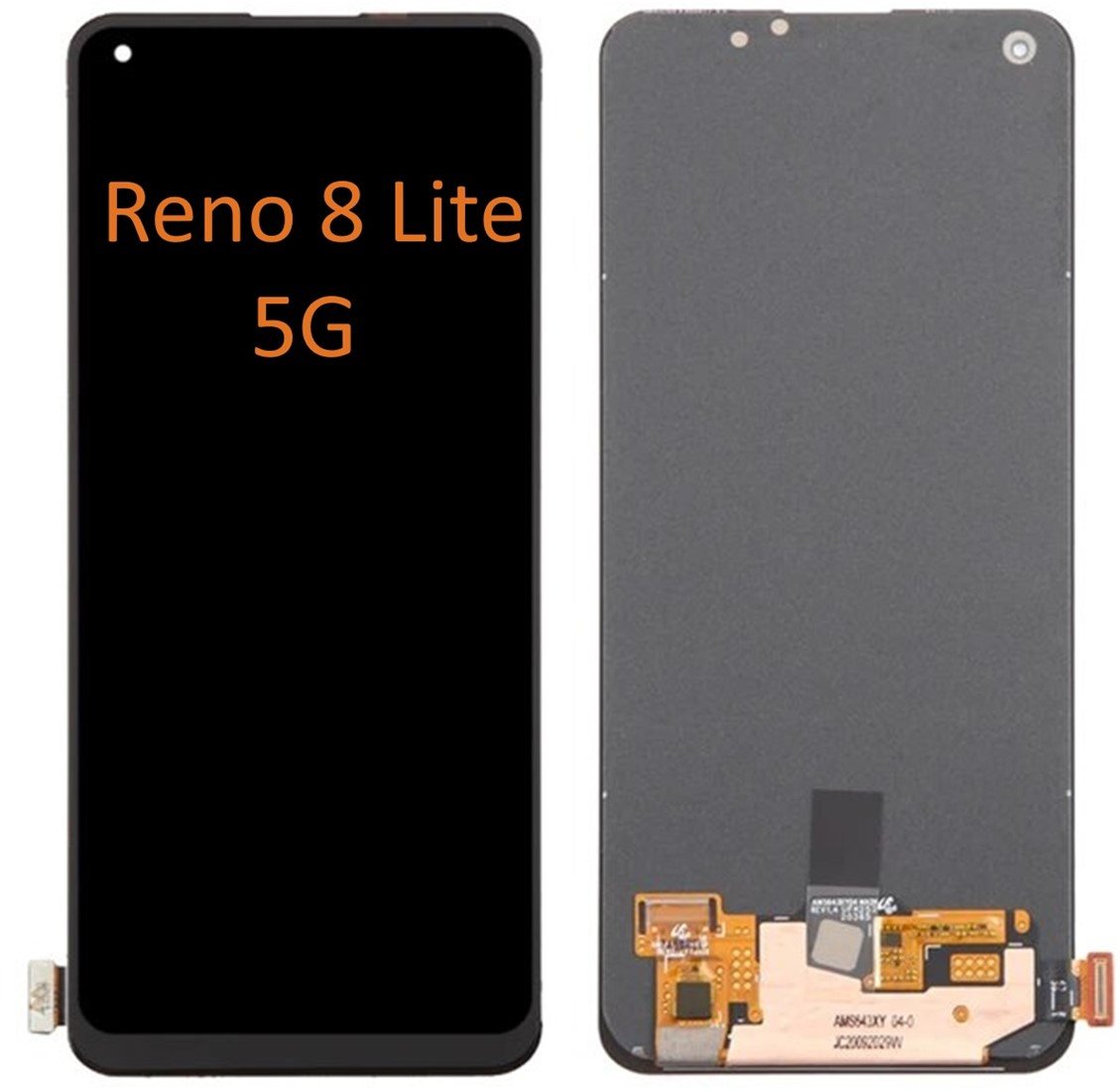 Oppo Reno 8 Lite 5G - LCD Display Complete no Frame OLED - Zwart ...