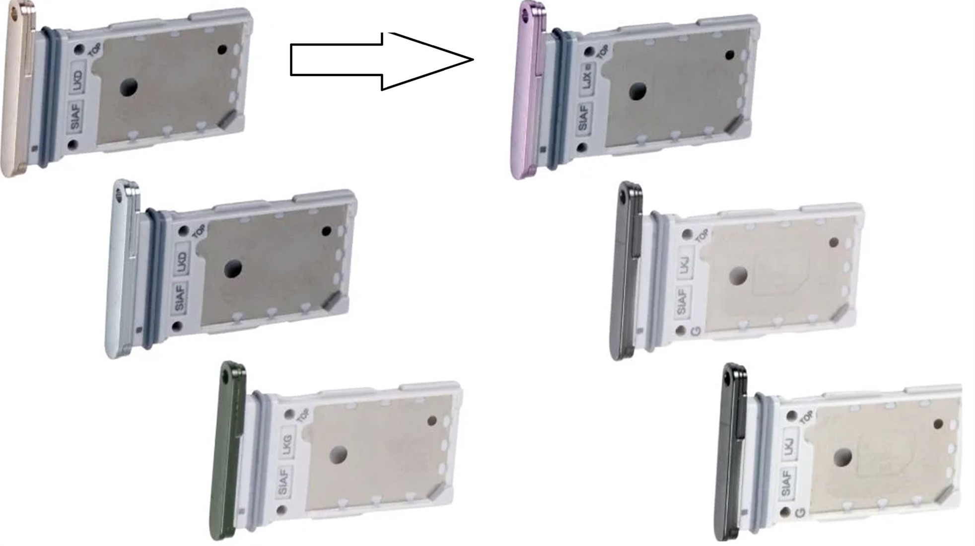 Galaxy S23/S23 Ultra - Sim Tray - Purple