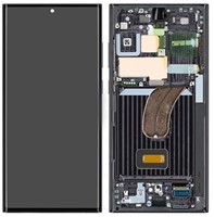 LCD Display Service Pack Galaxy S23 Ultra G918 with Frame GH82-30465A - Zwart | MondiParts B.V.