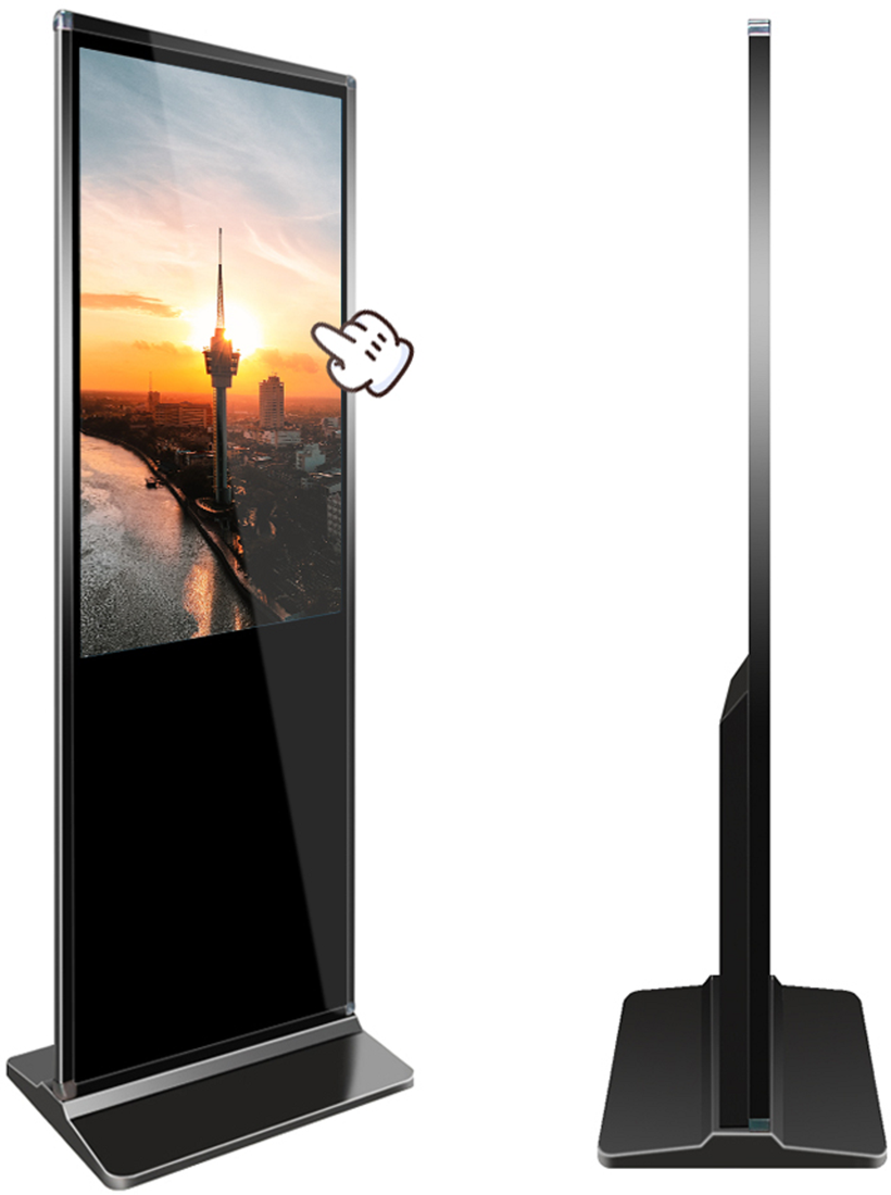 55 inch Staande Digitale Reclame Scherm met Touch Screen | MondiParts B.V.