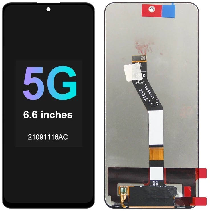 Xiaomi Redmi Note 11 5G - LCD Display Complete no Frame - Zwart | MondiParts B.V.