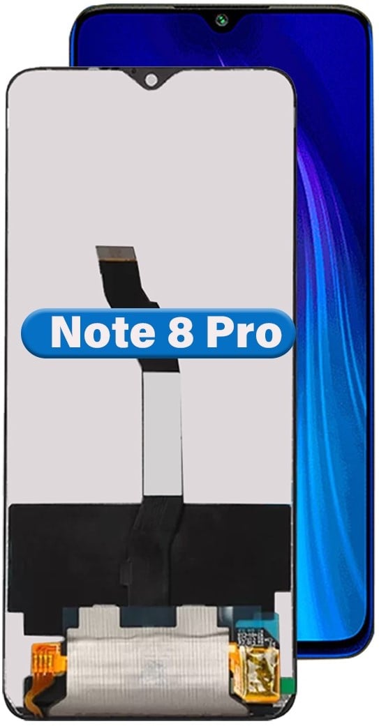 Xiaomi Redmi Note 8 Pro - LCD Display Complete no Frame - Zwart | MondiParts B.V.