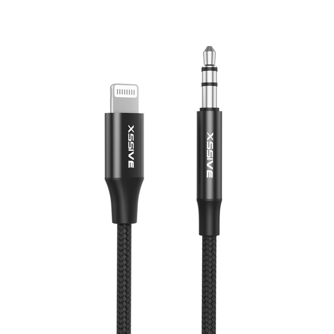 Xssive Braided Aux Cable 8-Pin to 3.5 Aux 1m. XSS-L3.5BR | MondiParts B.V.