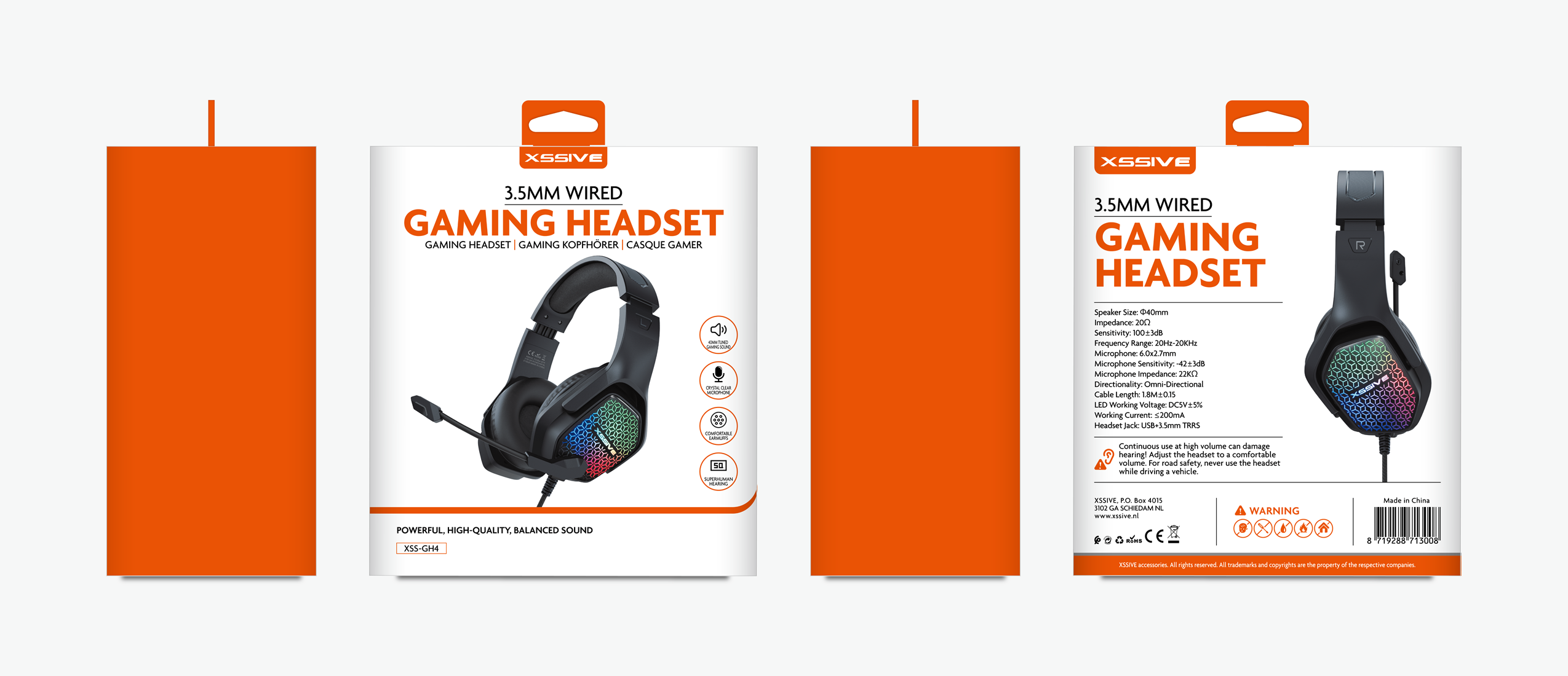 Xssive Bedraad Gaming Headset XSS-GH4 | MondiParts B.V.